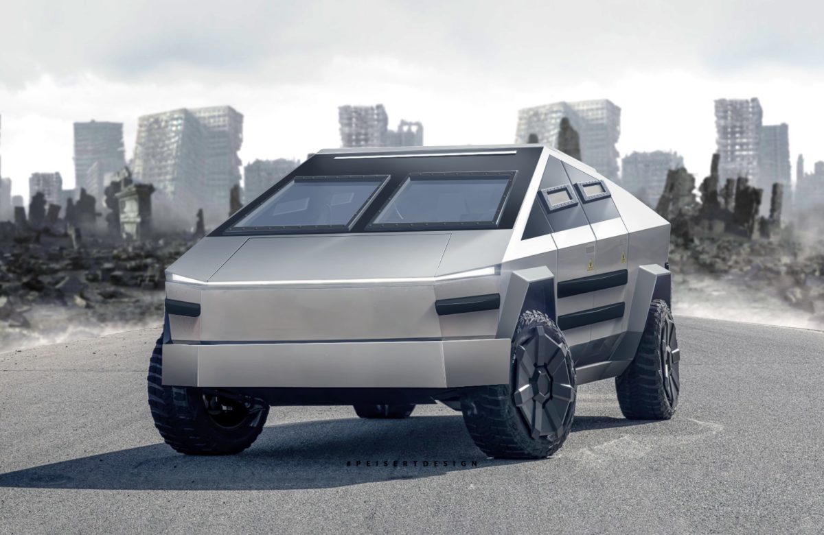 Military Tesla Cybertruck: Combat Vehicle - Electric Future